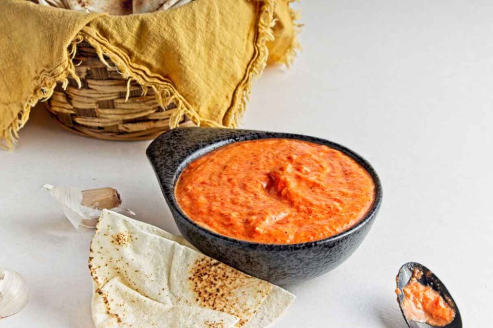Roasted Red Pepper Dip - A Garlicky and Savory Favorite - Pepper Geek