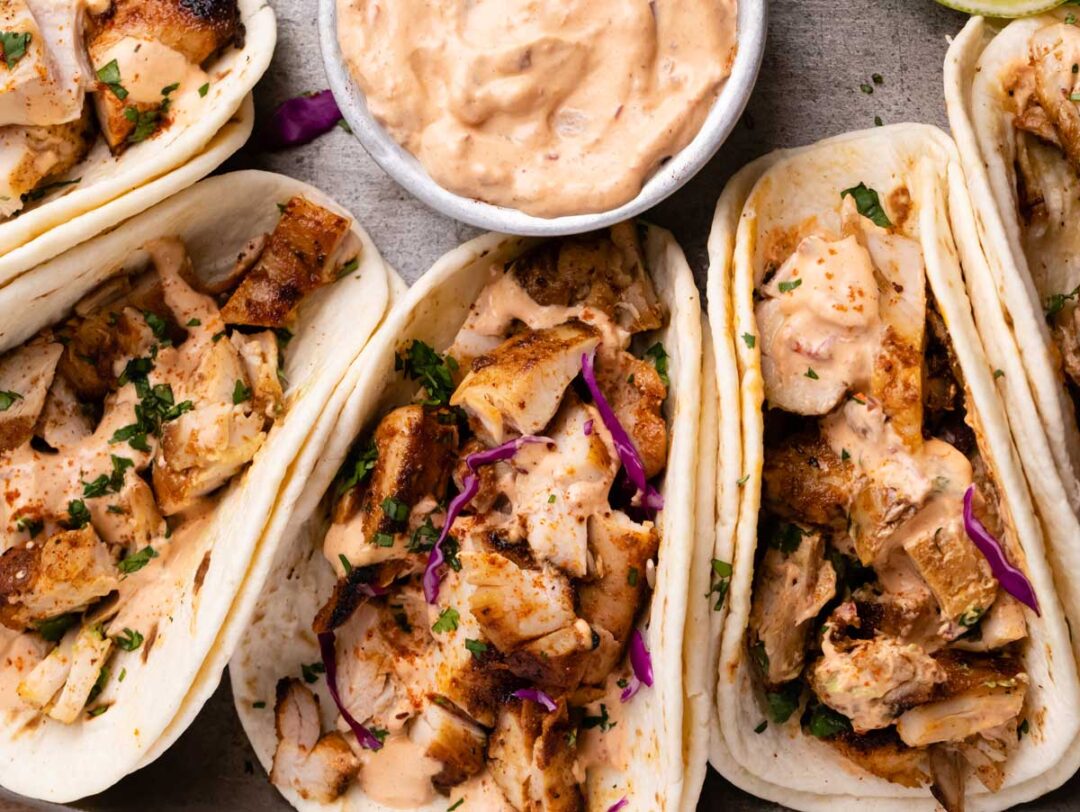 Easy Chipotle Chicken Tacos and Chipotle Sauce - Pepper Geek