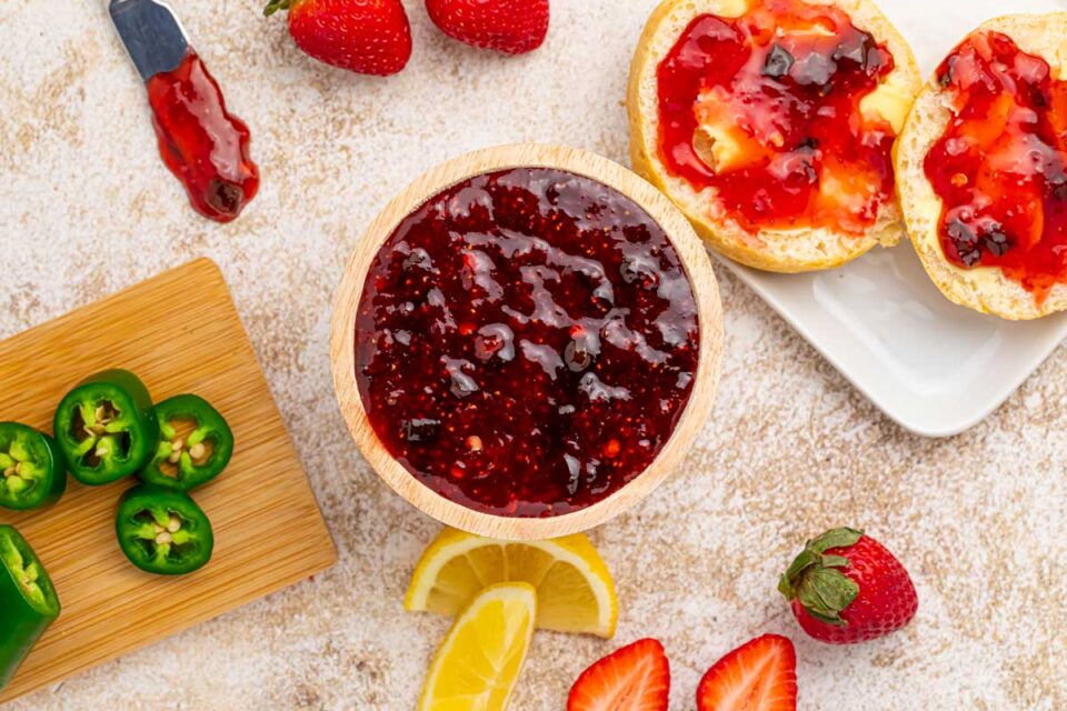 Strawberry Jalapeño Jam (Easy No Pectin Recipe) - Pepper Geek